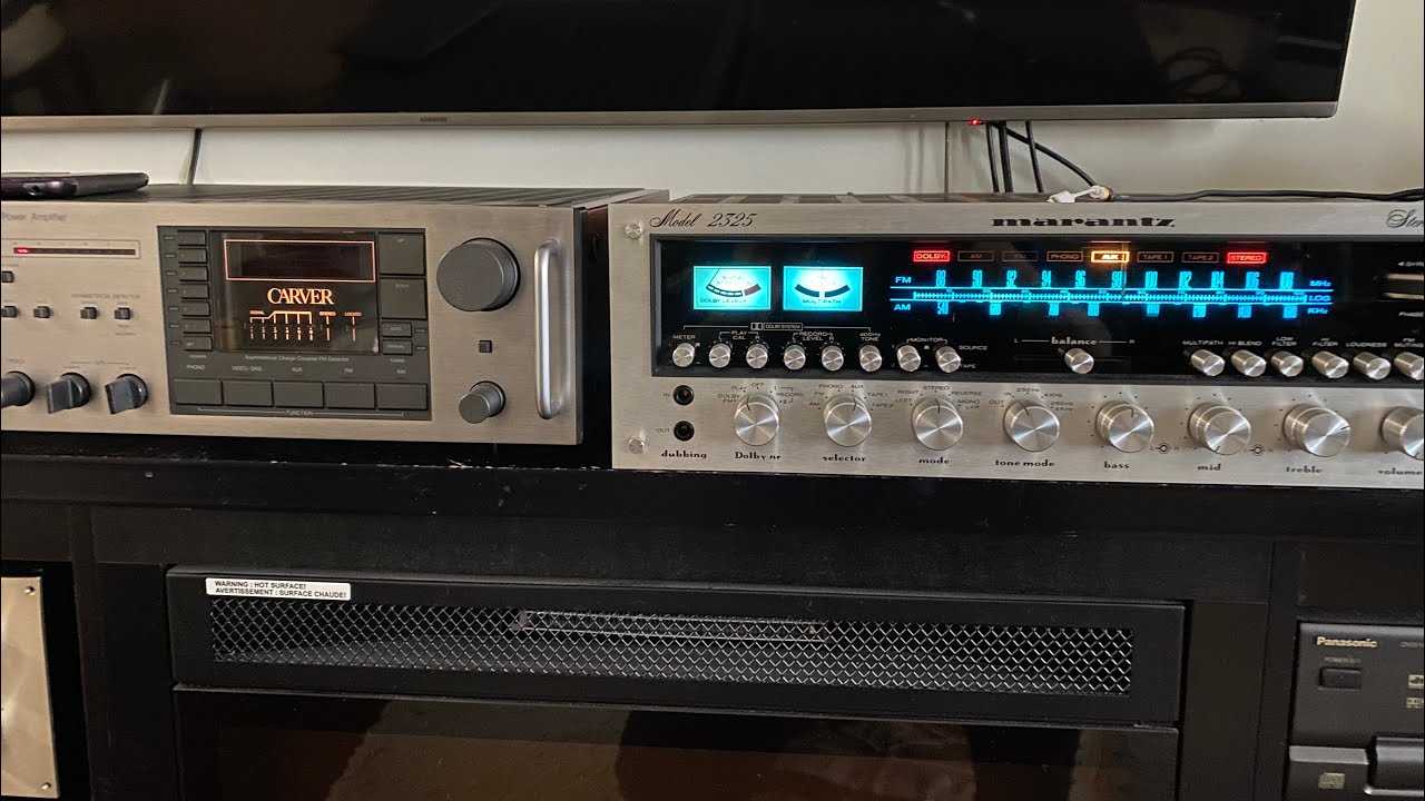 Marantz 2325 & Carver MXR150 Chemistry… as Preamp and Power Amp… - YouTube