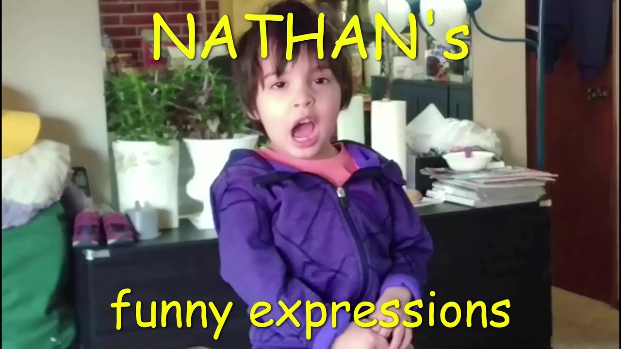 Funny vocal and body expressions of little boy Nathan - YouTube