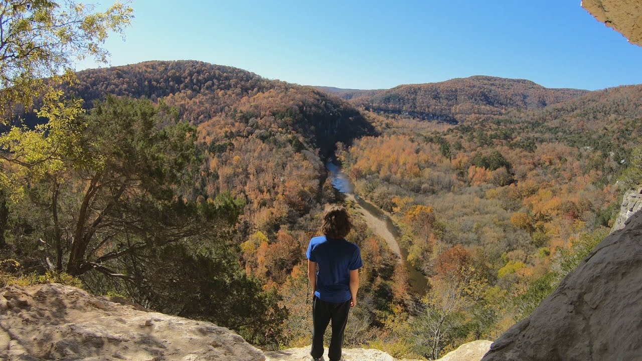 Hiking to the Goat Trail (Ponca, Arkansas) - Time Lapse - YouTube