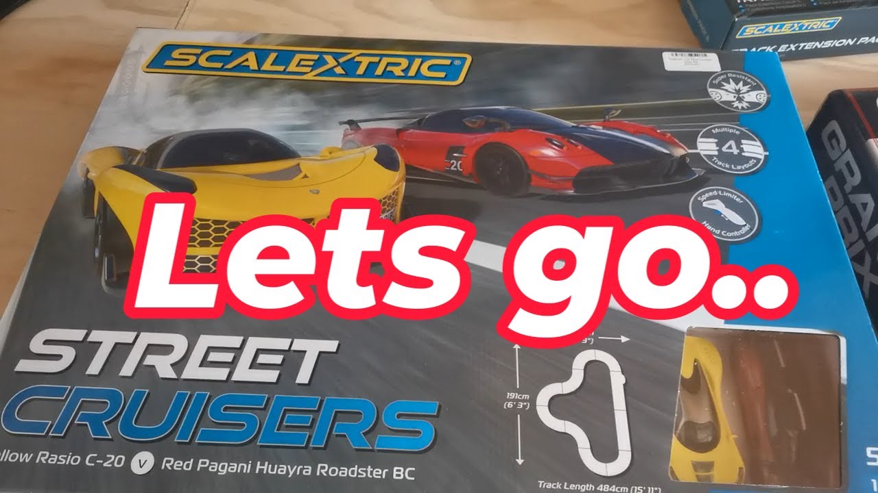 Scalextric, Getting started day 1. - YouTube