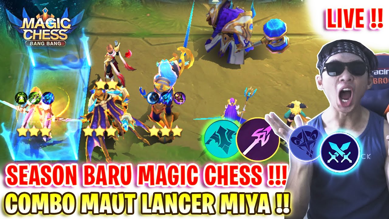 🔴[LIVE] TEST MIYA LANCER | MAGIC CHESS INDONESIA ! - YouTube