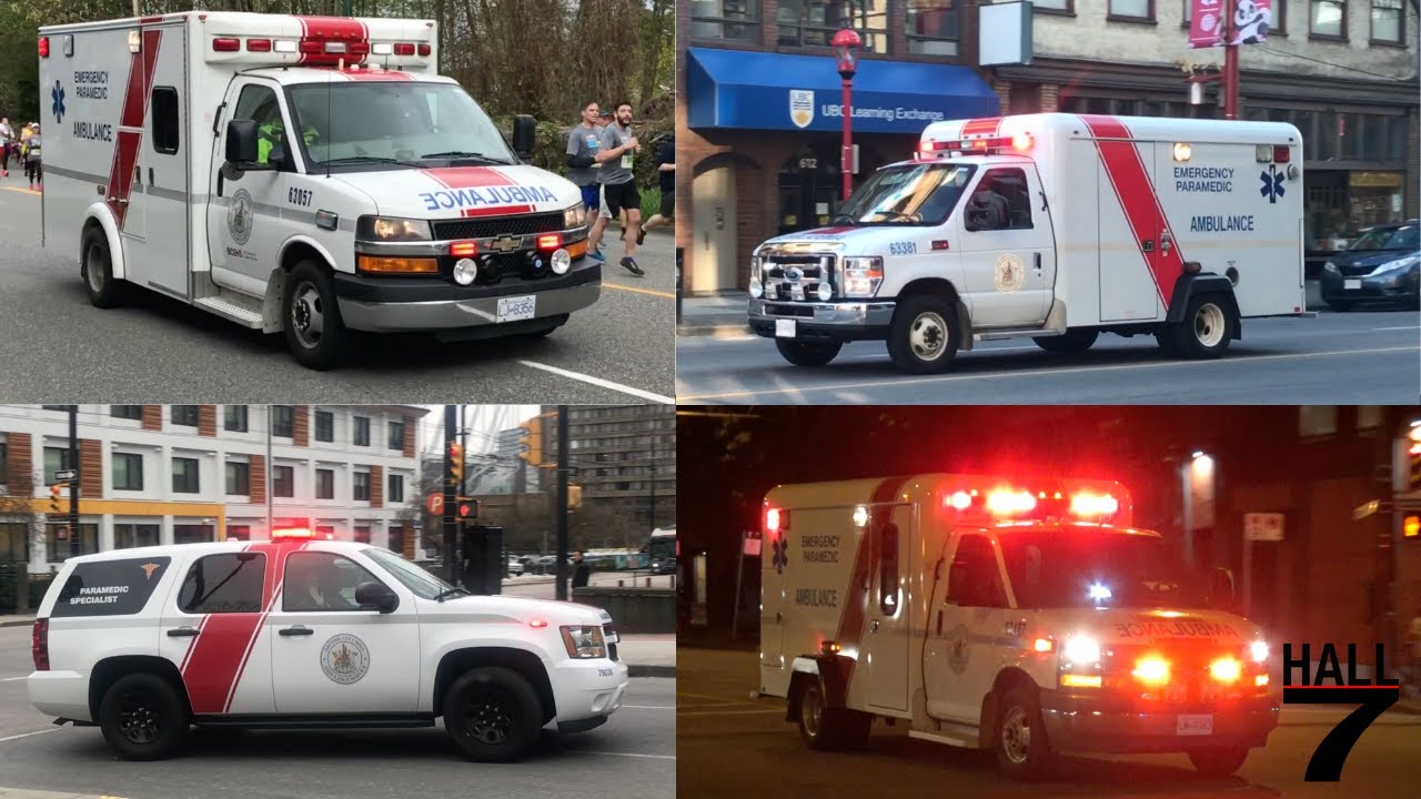 [COLLECTION #2] - BC Ambulance Service Responding - YouTube