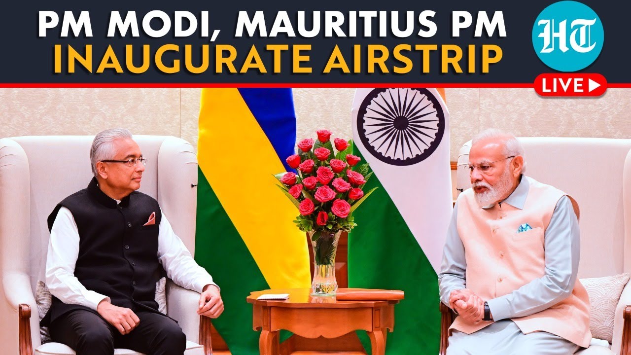 LIVE | PM Modi & Mauritius Counterpart Inaugurate Airstrip, Jetty At Agalega Island In Mauritius ...