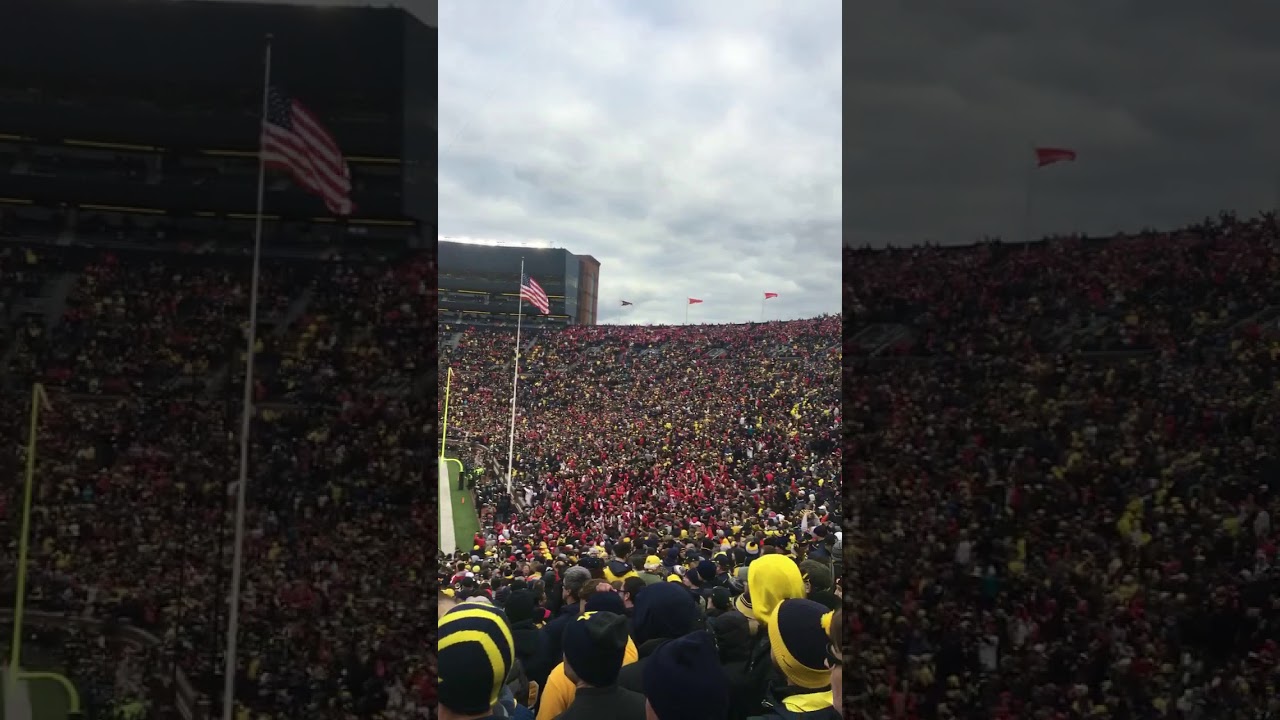 Ohio State fans chant “O-H-I-O” at the Big House 2017 Edition - YouTube