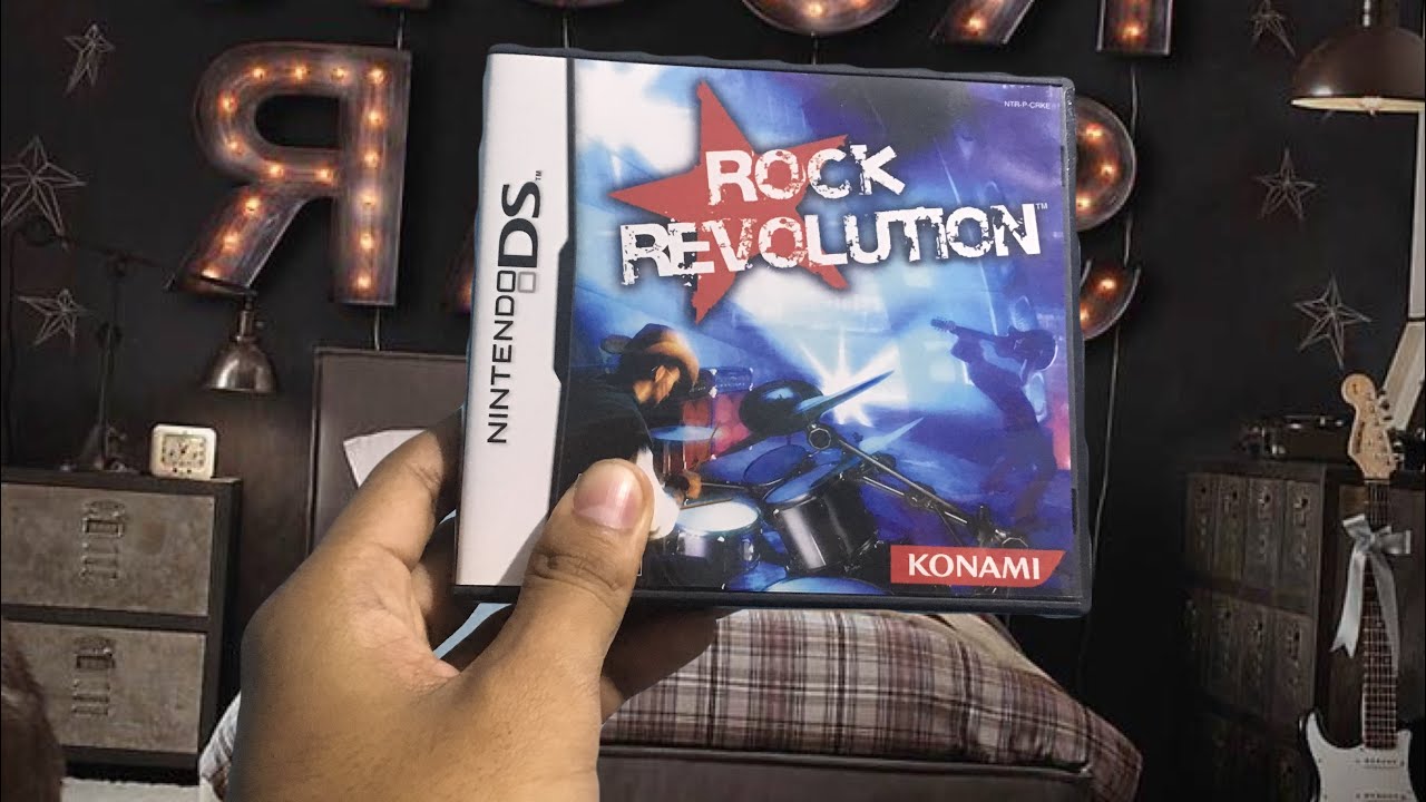 rock revolution de nintendo ds unboxing - YouTube