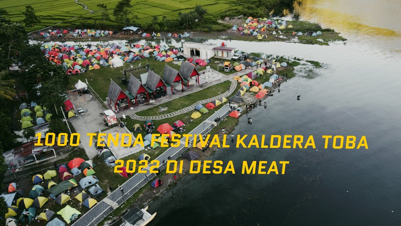 1000 TENDA DI DESA MEAT DANAU TOBA - YouTube