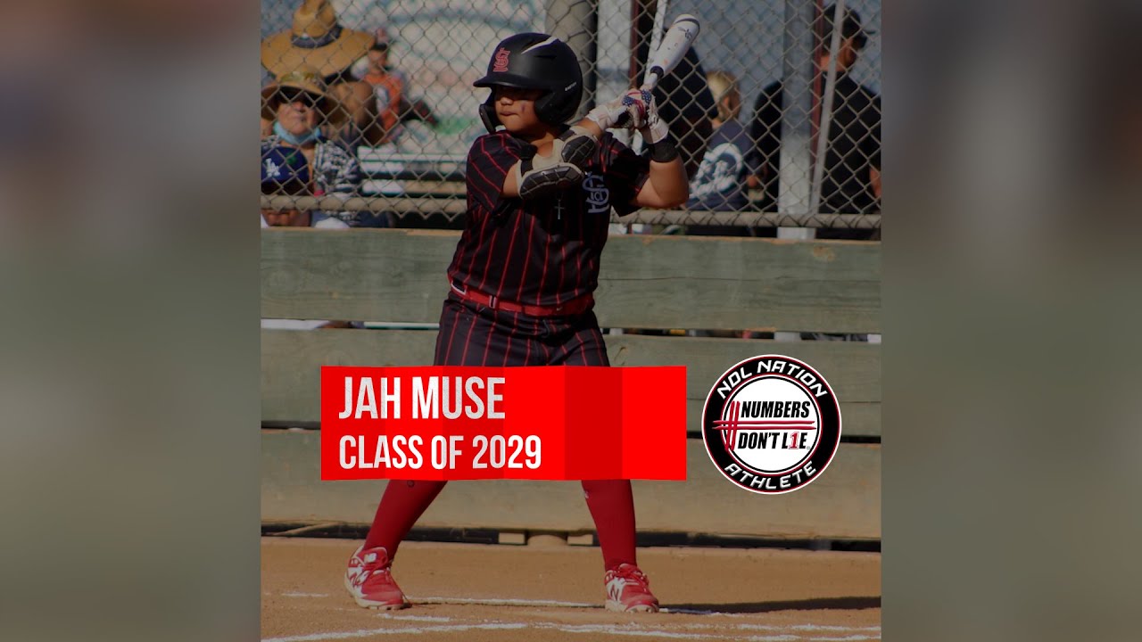Class of 2029 Jah Muse | Baseball Spotlight | August 2021 - YouTube