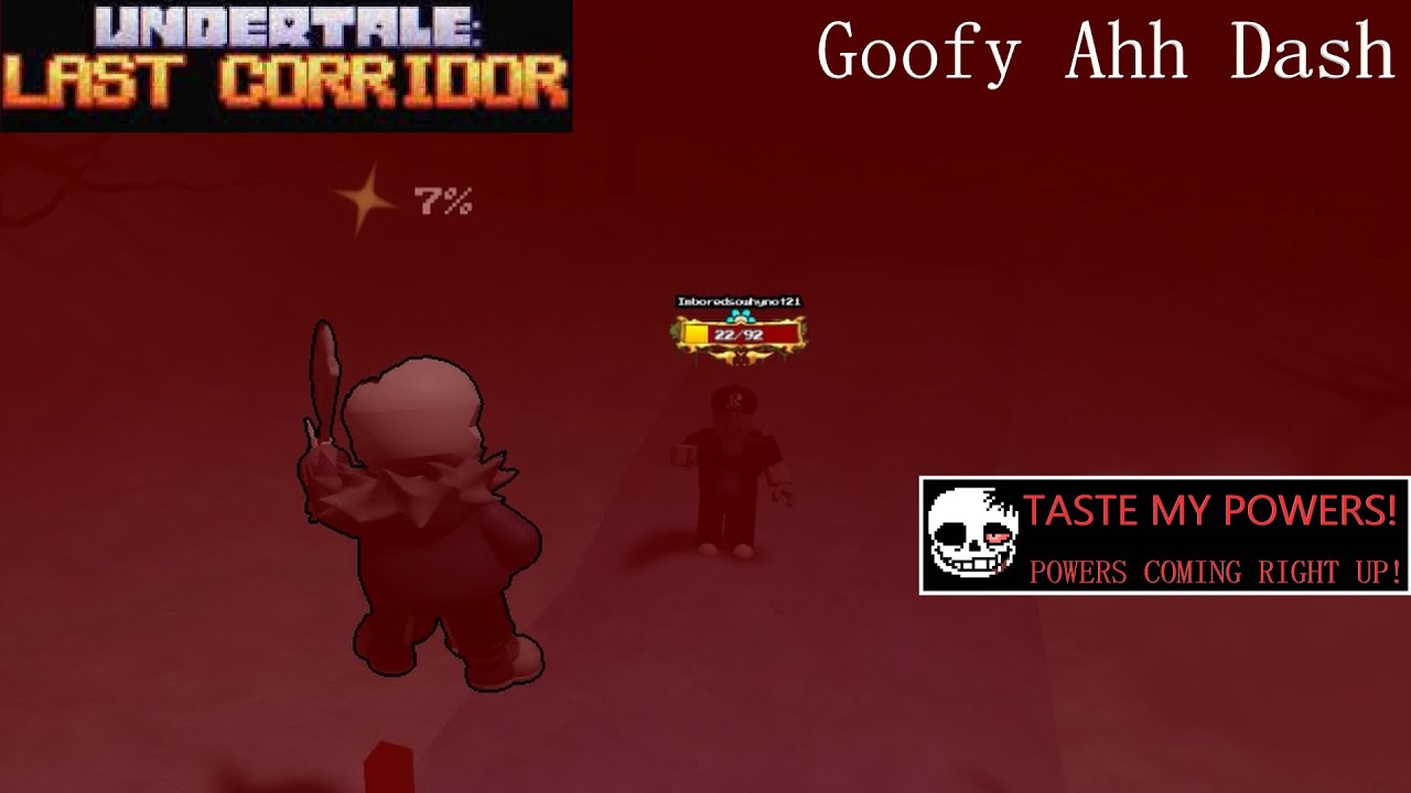 Goofy Horror Sans Dash Kill 🙏| Undertale: Last Corridor - YouTube