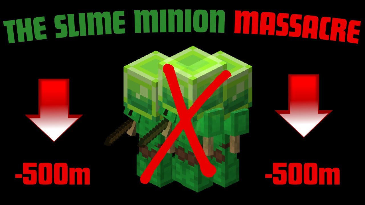 The DOWNFALL of the Slime Minion (Hypixel Skyblock) - YouTube