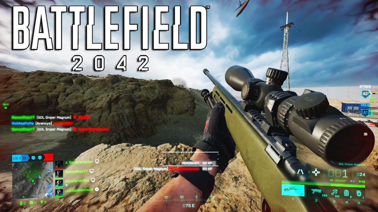 GOL Sniper Magnum is my favourite Sniper - Battlefield 2042 - YouTube