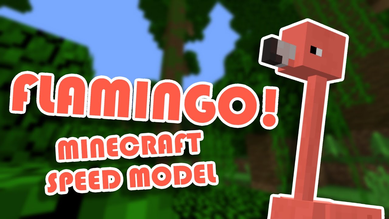 Making a Flamingo! | Minecraft Speed Model - YouTube