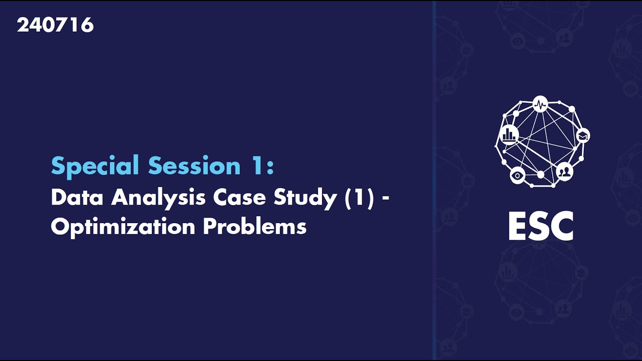 [ESC 2024 SUMMER] 240716 SUMMER Special Session1 - Case Study for Optimization Problems - YouTube