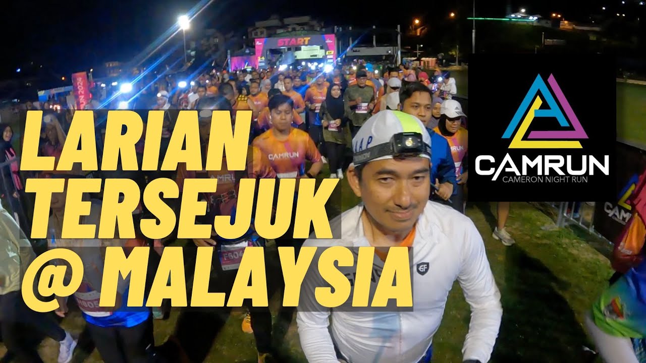 CAMERON NIGHT RUN 2024 (CAMRUN) | Larian TERSEjUK di MALAYSIA 10km macam 21km? - YouTube