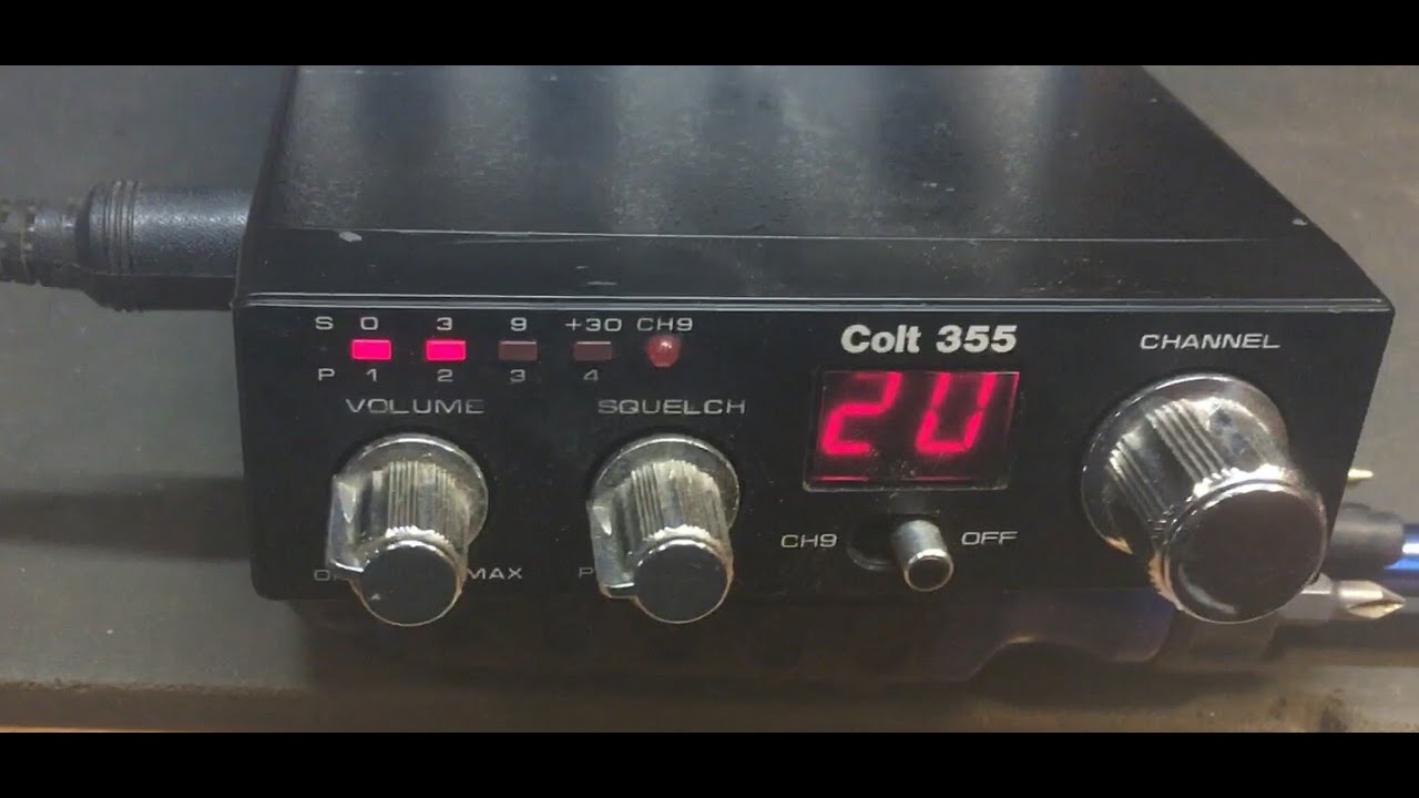 Colt 355 CB Radio Modification Info - Same as this Cobra CB... - YouTube