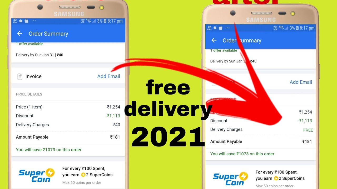 Flipkart se free delivery kaise use kare in 2021||flipkart se free ...