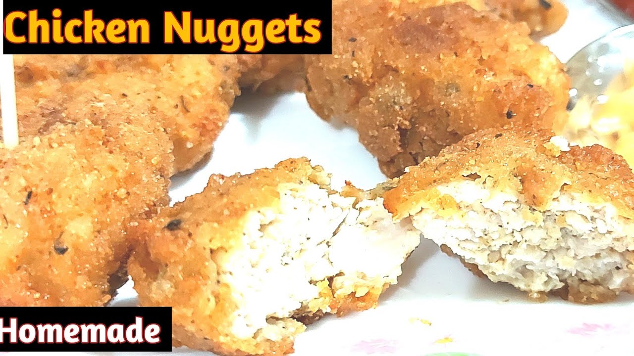 Chicken nuggets | easy nuggests recipe | crispy nuggets | perfect ...