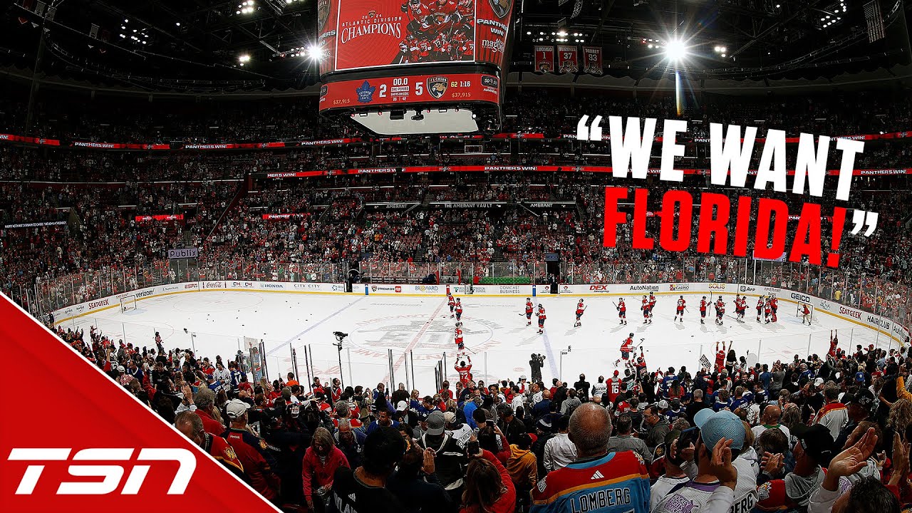 PANTHERS CROWD MOCKINGLY CHANTS "WE WANT FLORIDA" AFTER TAKING THREE ...