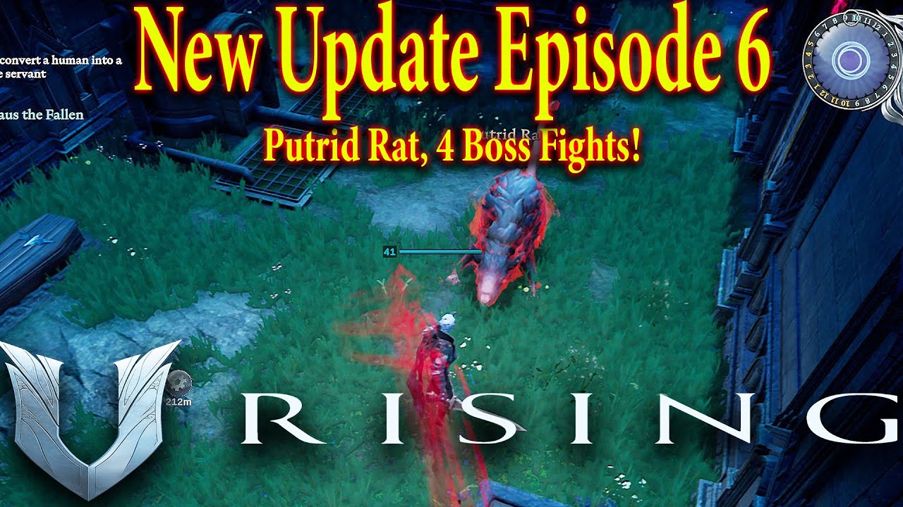 V Rising New Update | Episode 6 | Gloomrot: Putrid Rat, Christina ...