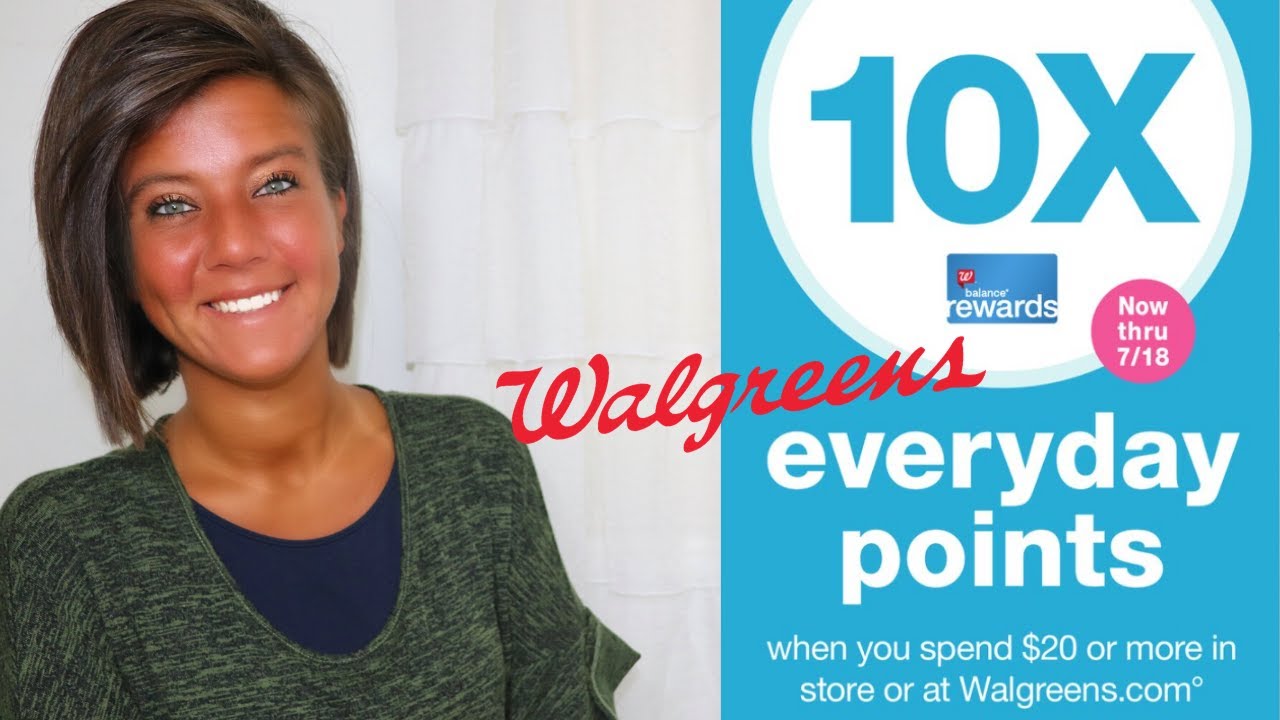 Walgreens: 10x Everyday Points when you Spend $20 or More! - YouTube