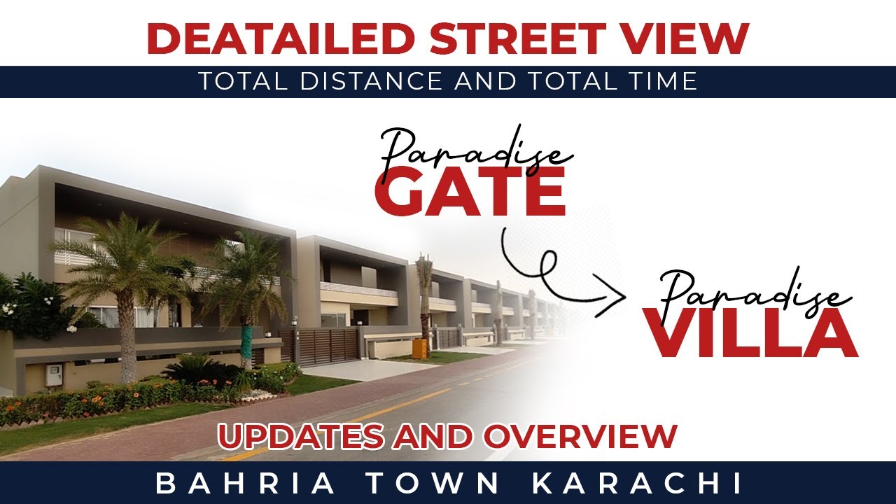 bahria paradise latest update | paradise villa bahria town karachi ...