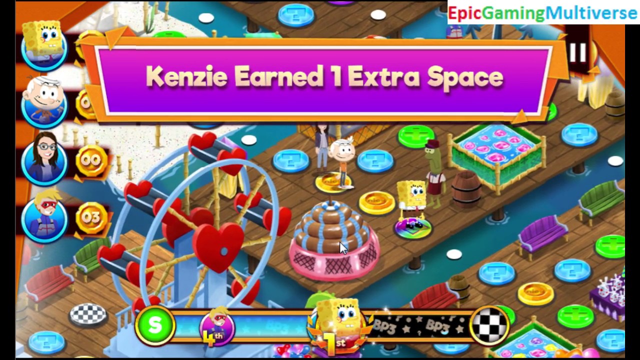 Nickelodeon Block Party 3 Goo Lagoon Board Walkthrough - Playing As ...