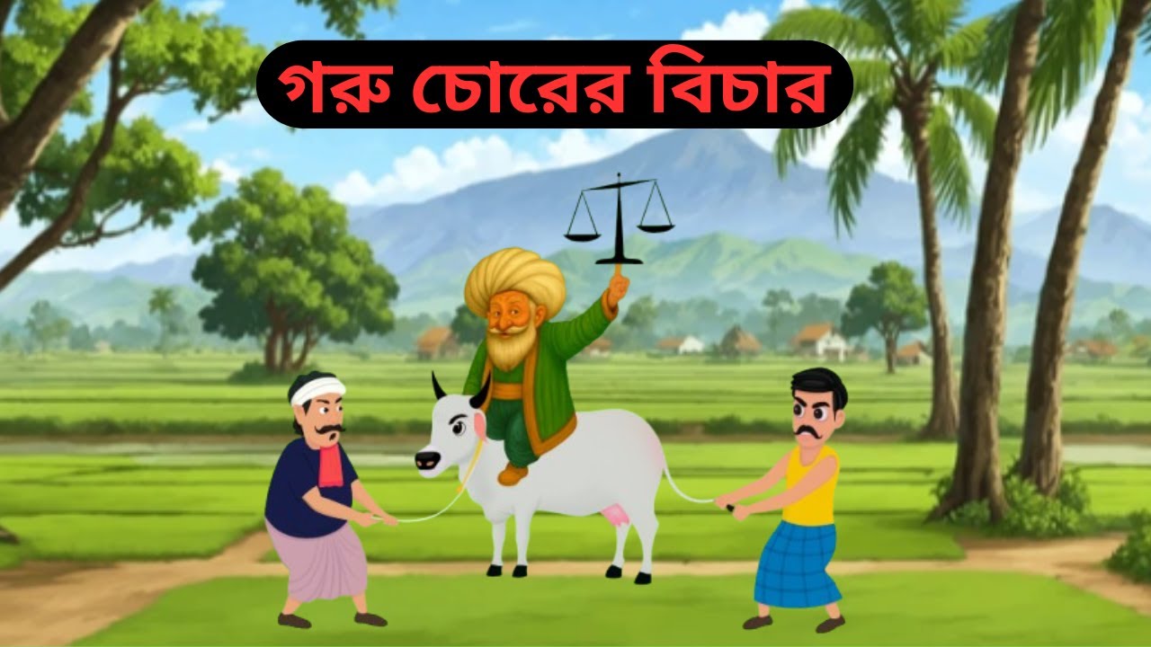 গরু চোরের বিচার - মোল্লা নাসিরুদ্দিন হোজ্জার হাসির গল্প | Funny Bangla ...