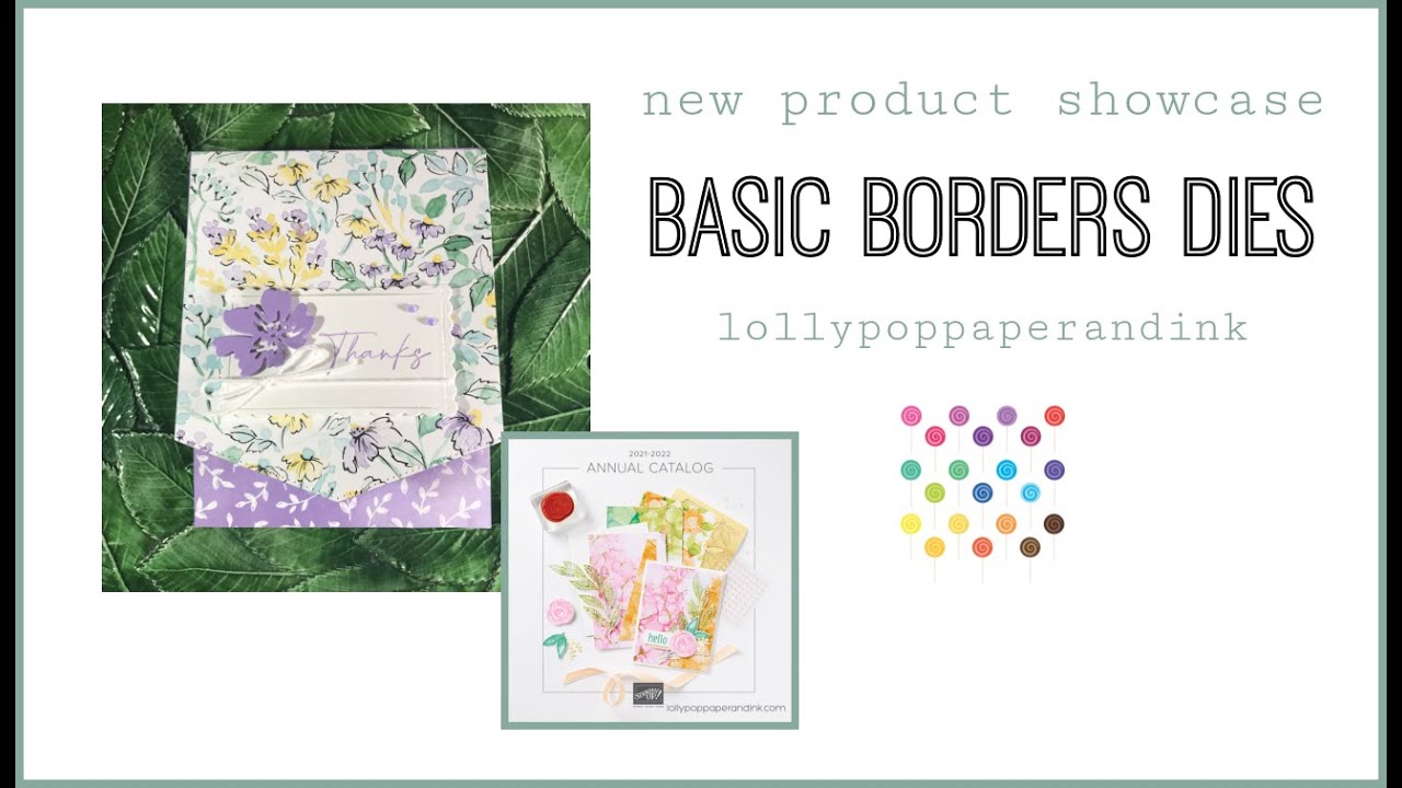 New Product Showcase - BASIC BORDERS DIES - YouTube