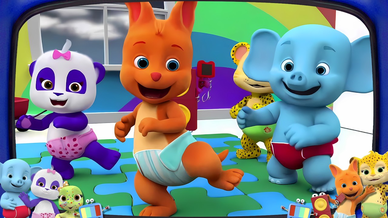 Word Party 🎵🎈👐 Jiggle Hands Up Dance 💃🕺 - YouTube