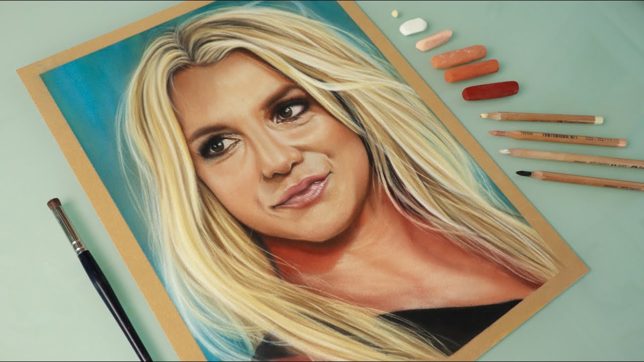 Drawing Britney Spears 2021 #FreeBritney - YouTube