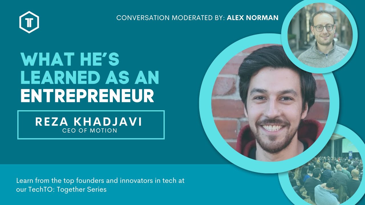 Key lessons learned from building a business | A conversation with Reza Khadjavi, CEO of Motion ...