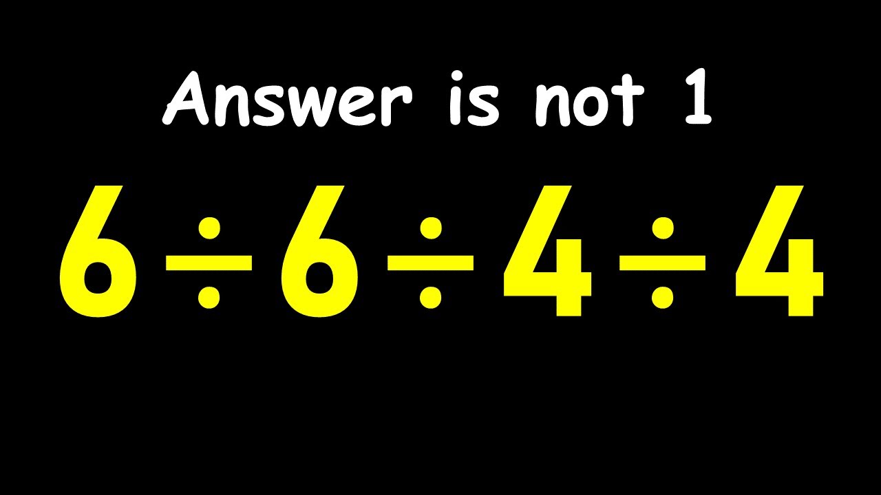 Most People Get This Math Question Wrong! - YouTube