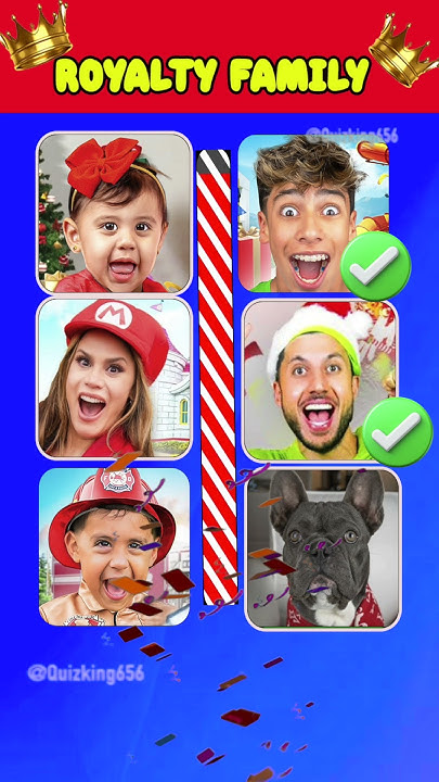 Guess the Royalty Family!👑 King Ferran, Milan , Blu Amal, Andrea , Ali , Royalty Family Quiz # ...