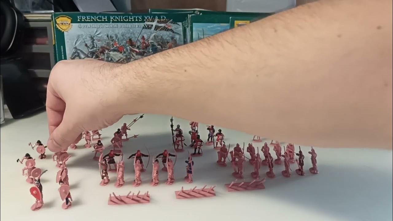 Солдатики. Английская пехота 100-летней войны XIV-XV A.D. - YouTube