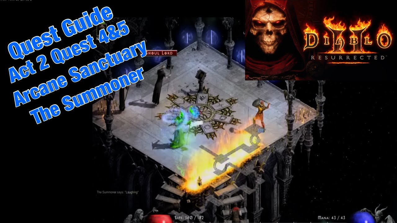 Diablo 2 Resurrected - Quest Guide - Act 2 Quests 4 and 5 - Arcane ...