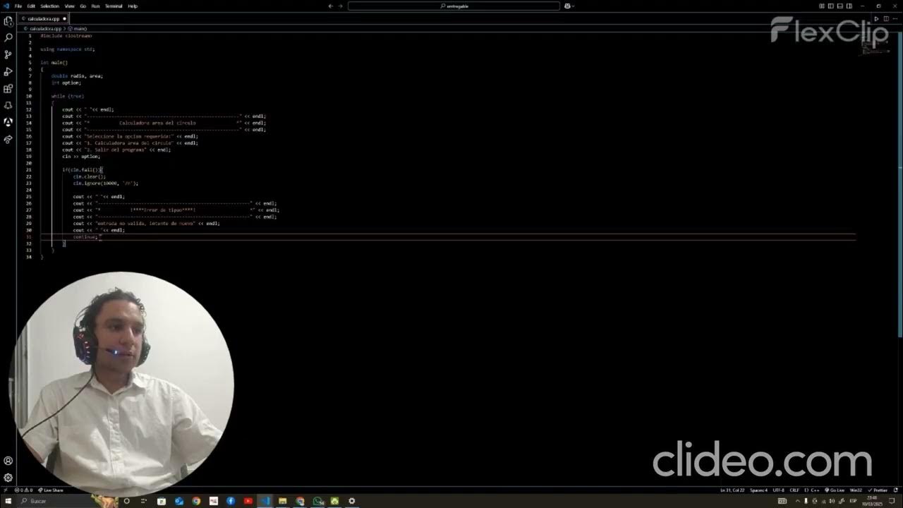 Mi primer programa con C++ - YouTube