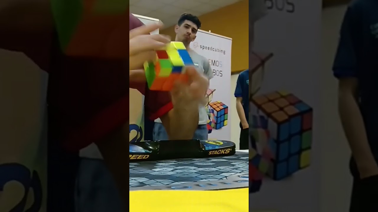 Rubik's Cube Solved Officially in 7.40 Seconds (Roux + L6E skip) - YouTube