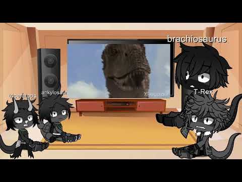 my dinosaur reaction to Disney dinosaur gacha life