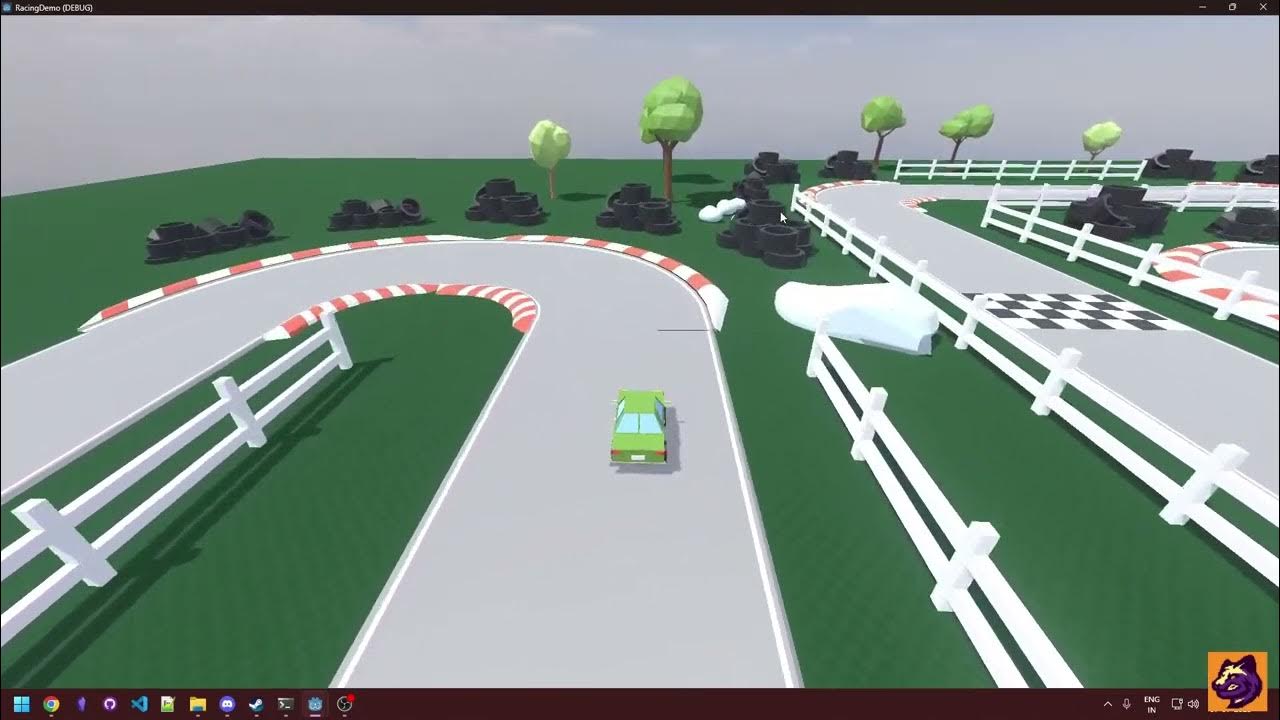 A Car Racing Demo created in Godot 4 - YouTube