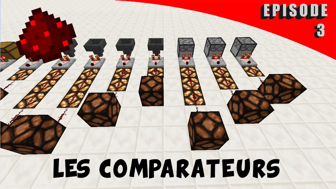 APPRENDS LA REDSTONE - Comparateur - YouTube