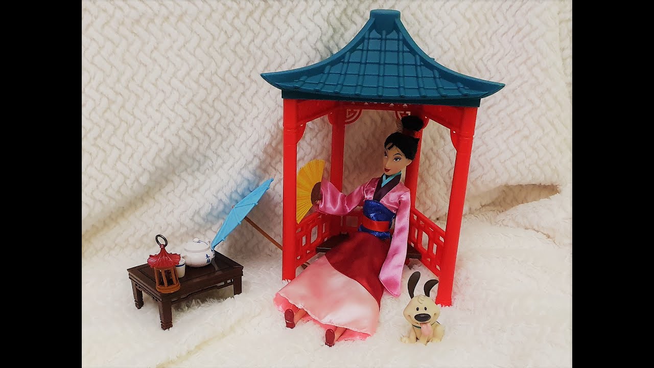 💖🐉 Super Beautiful Mulan Tea Ceremony Disney Store Exclusive Playset ...