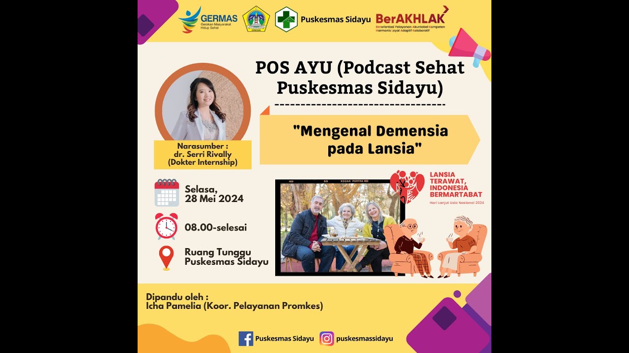 Podcast Sehat - Mengenal Demensia pada Lansia - YouTube