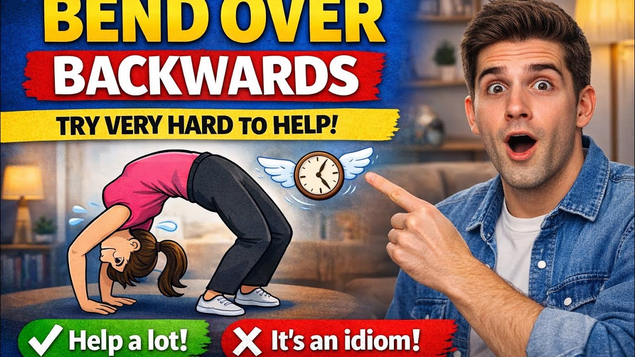 Bend Over Backwards | English Idiom Explained (Persian & Arabic) - YouTube