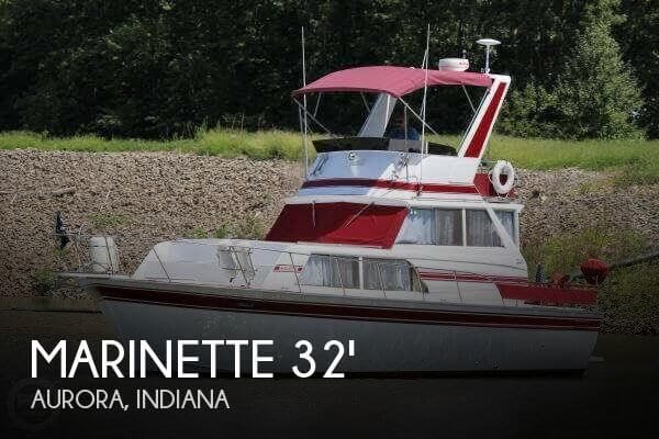[UNAVAILABLE] Used 1984 Marinette 32 Sedan Fly Bridge in Aurora ...
