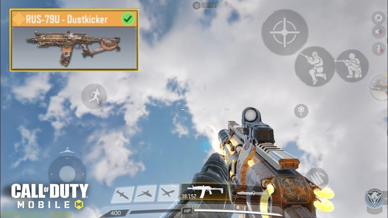 LEGENDARY SMG RUS-79U DUSTKICKER GAMEPLAY IN CALL OF DUTY MOBILE SEASON ...