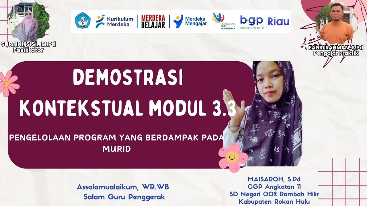 Koneksi Antar Materi Modul 3 3 PENGELOLAAN PROGRAM YANG BERDAMPAK PADA ...