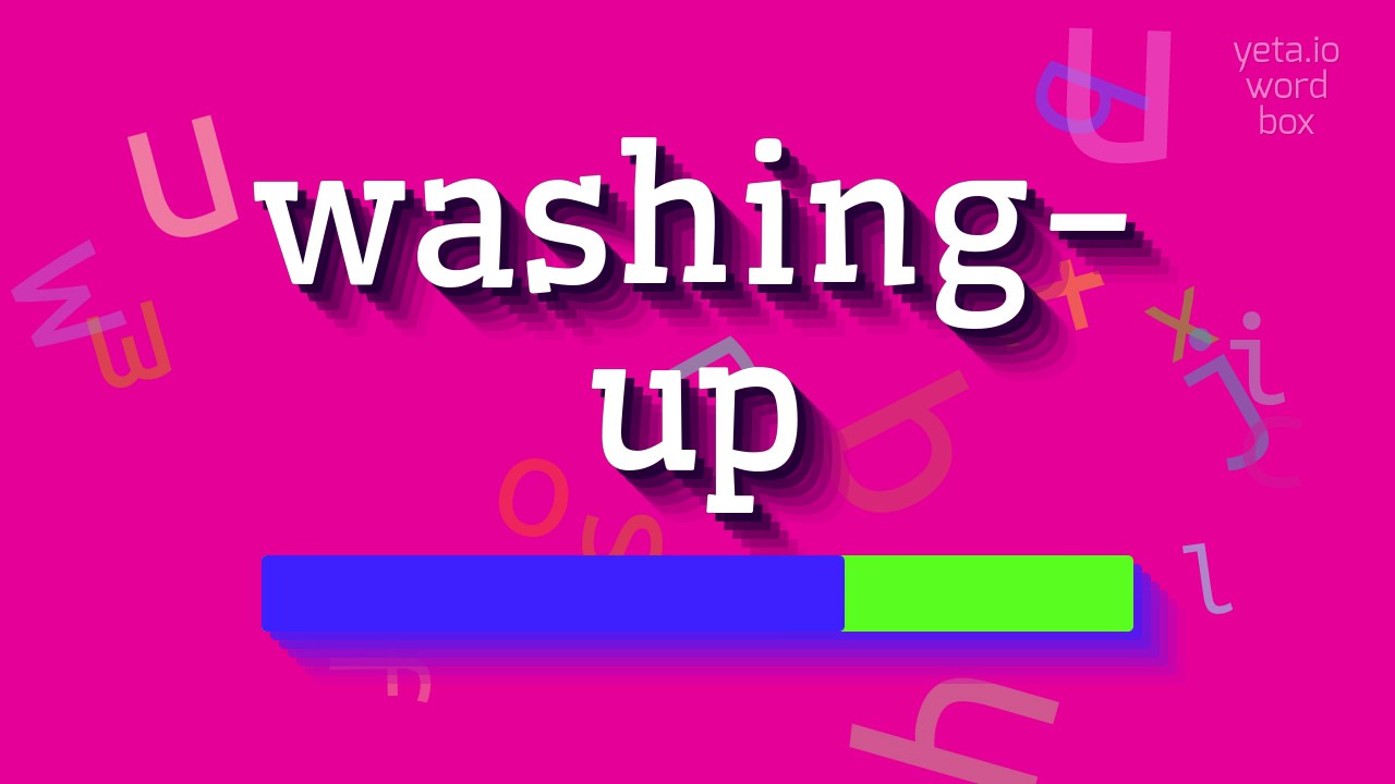 How to say "washing-up"! (High Quality Voices) - YouTube