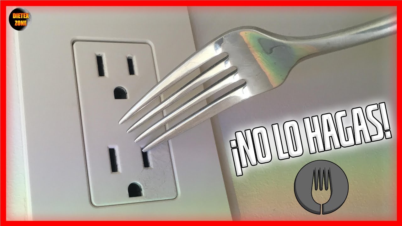 ¿Qué pasa si metes un TENEDOR al ENCHUFE? - YouTube