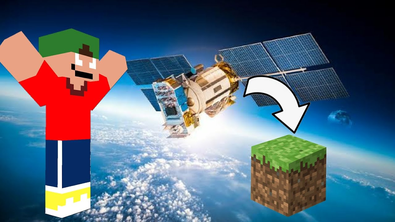 CONSTRUÍ UM SATÉLITE NO MINECRAFT! Survival Map epi 7 - YouTube
