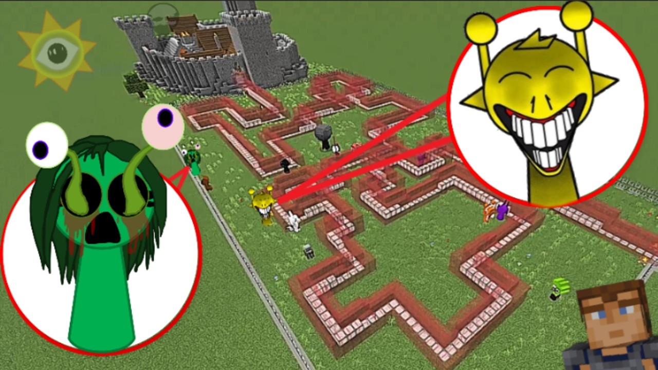SPRUNKI Simon is HERE! Ultimate Horror Maze MOD in Minecraft PE - YouTube