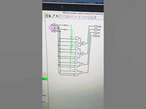 Logisim circuit 3 Input 4 Outputs - YouTube